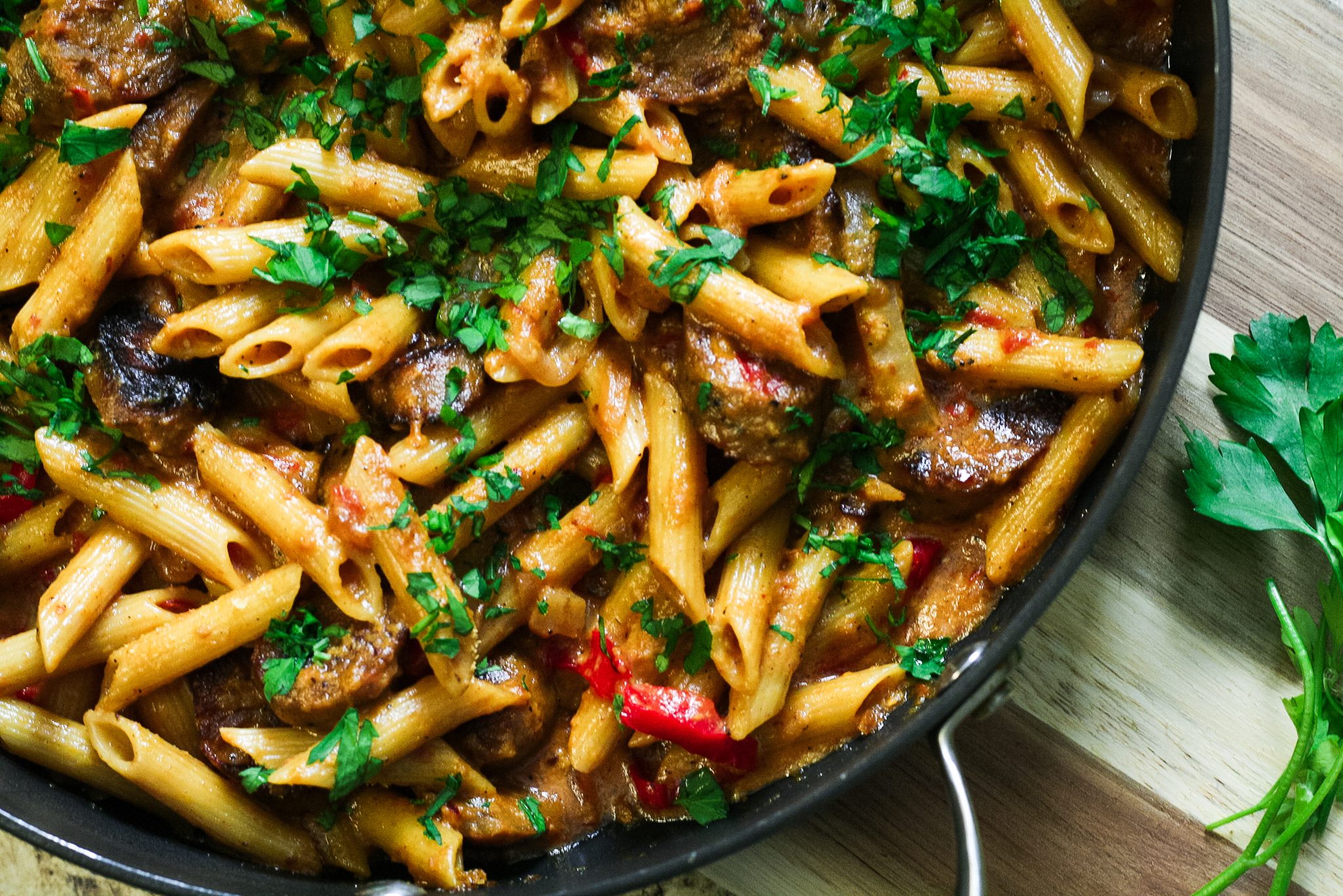 Plant-Based Cajun Pasta | Roots & Roux